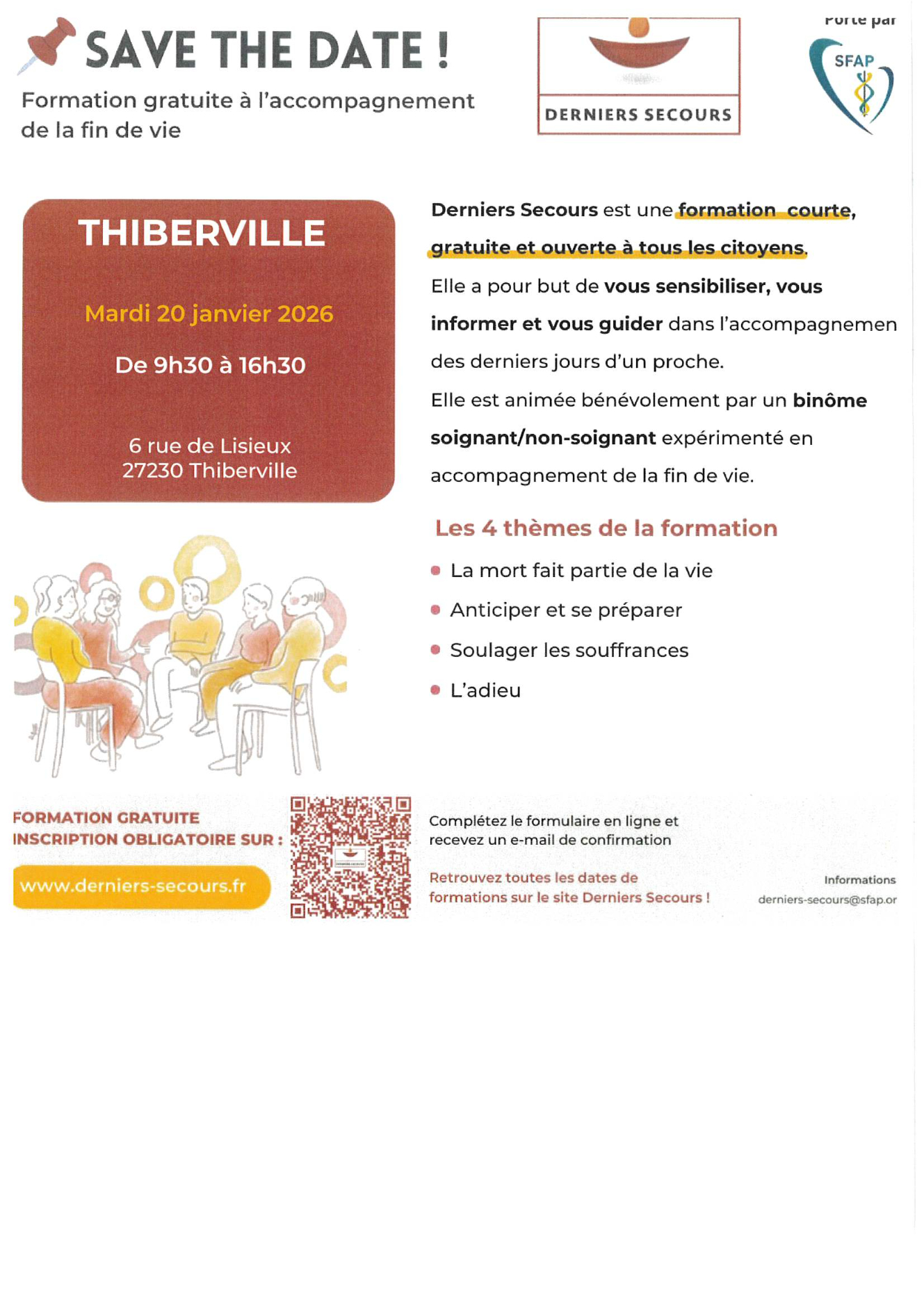 Formation : Derniers Secours - Mairie de Thiberville